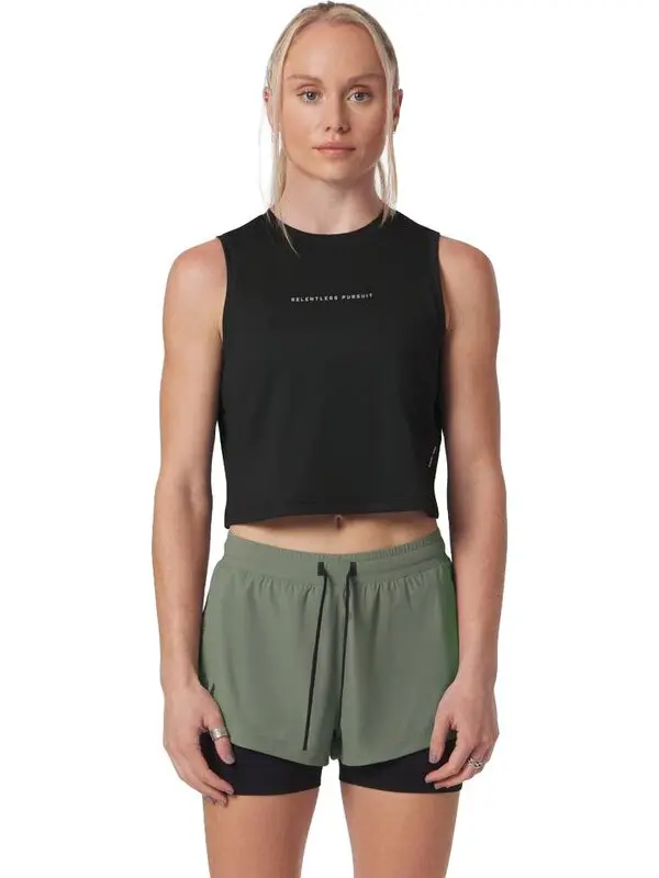 ASRV Aerosilver Performance Tank Top - Black "rp"